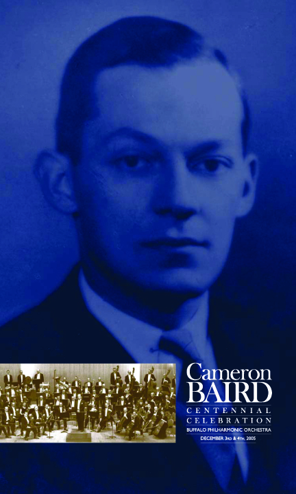 Cameron Baird Centennial Concerts | BPO Archives