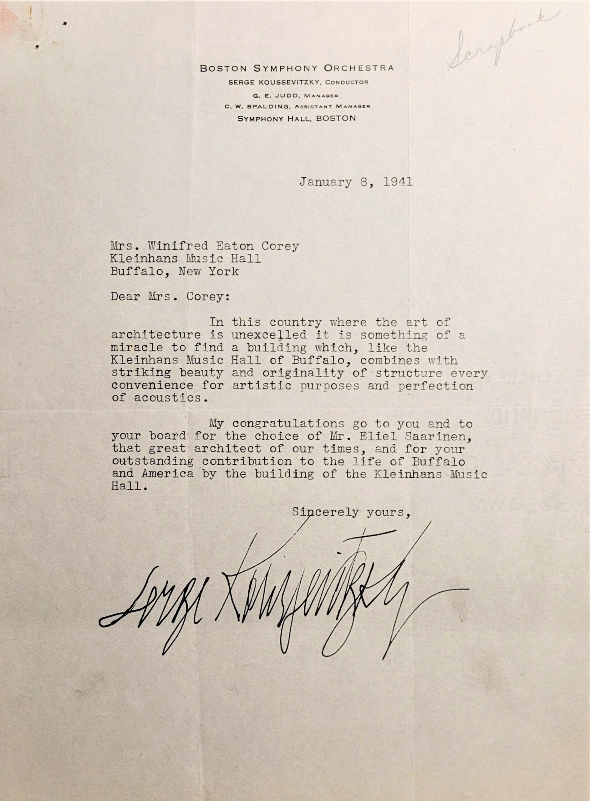 BPO Scrapbooks: Letters | BPO Archives
